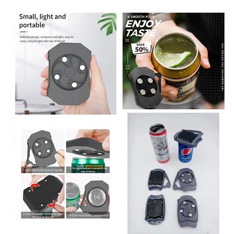 Buy Stainless Steel Topless Can Opener Beer Bottle Top Remover Party ...