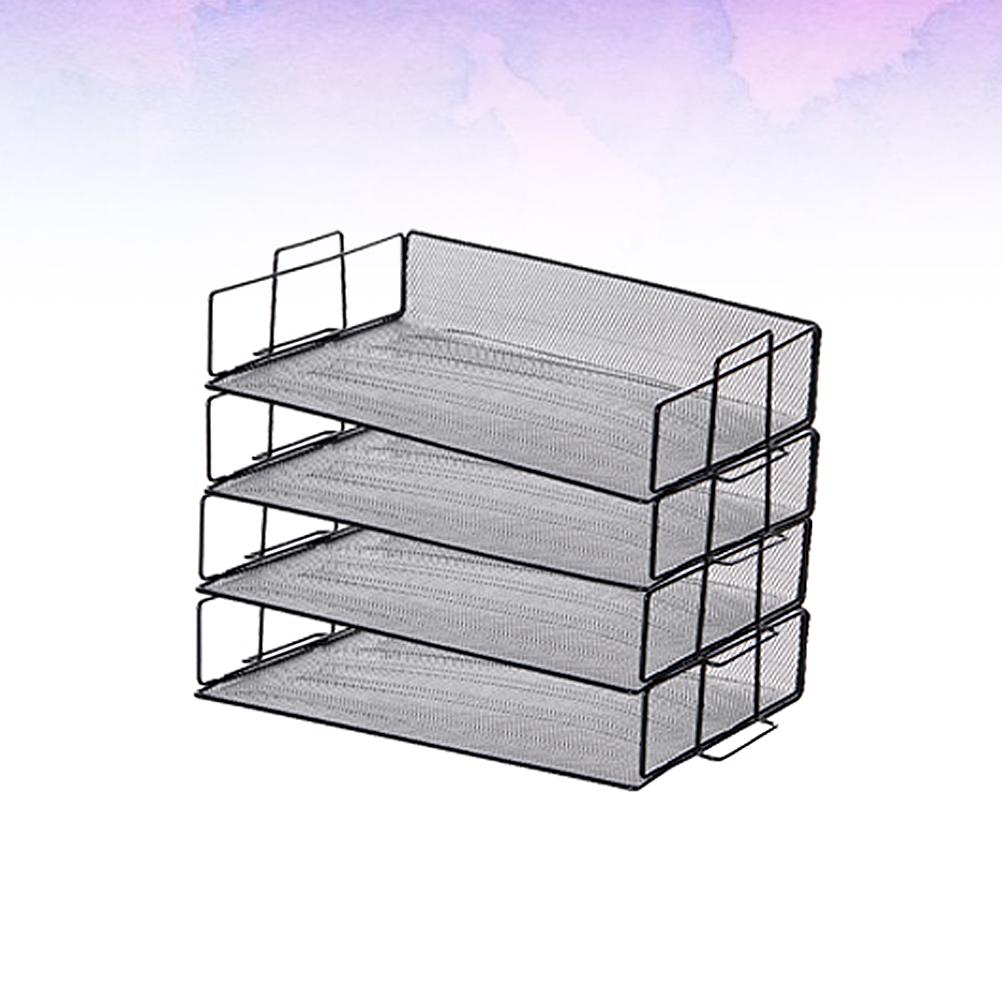 Buy Multifunctional Storage Rack Metal Document Rack Durable File ...