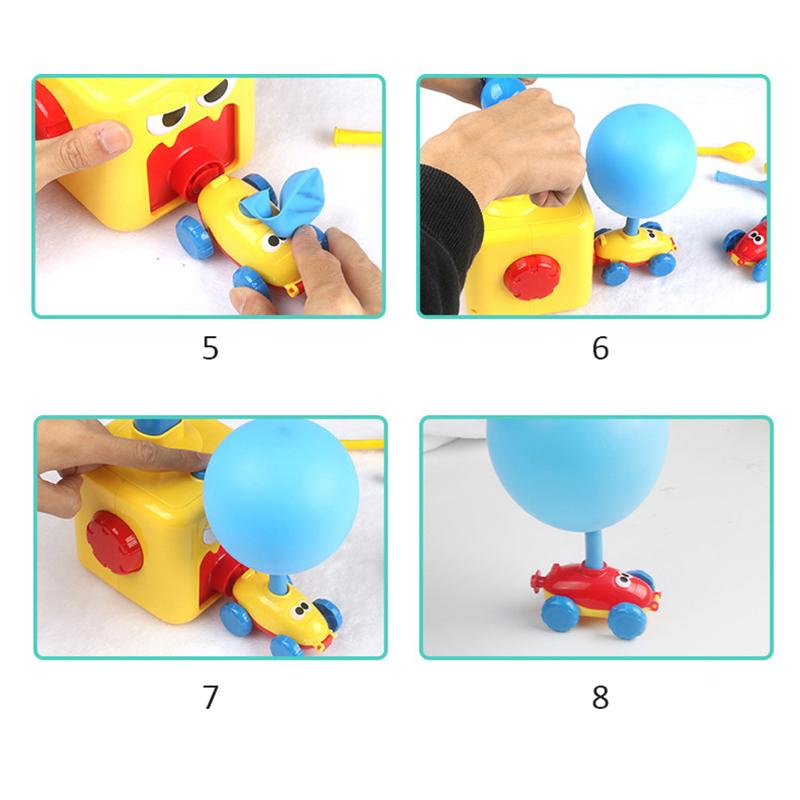 Buy Education Science Experiment Toy Inertial Power Balloon Car Toy ...