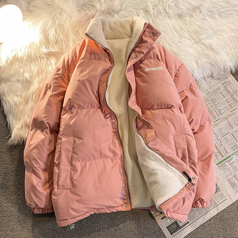 Cheap Winter Thick Cotton-padded Jacket Loose Plush Short Warm Cotton ...