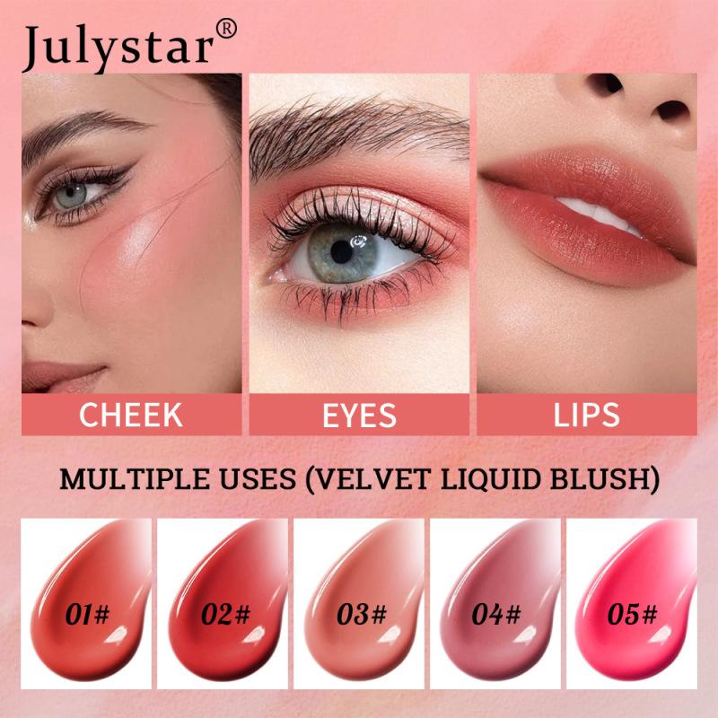 Cheap Julystar Beauty Single Color Matte Liquid Blush Natural Long ...