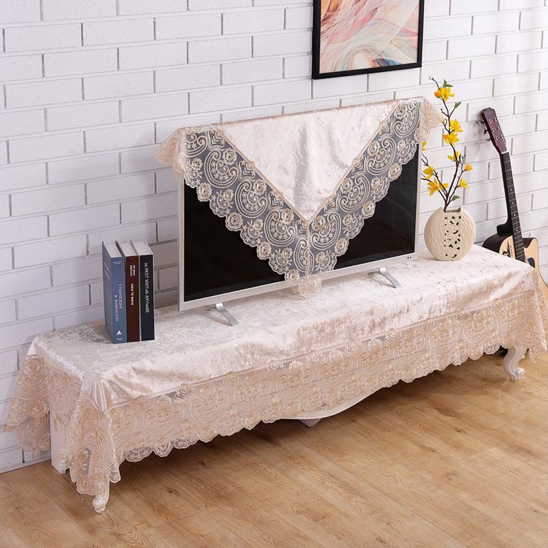 Köp Embroidered Tablecloth Table Flannel Table Cover Household Coffee ...