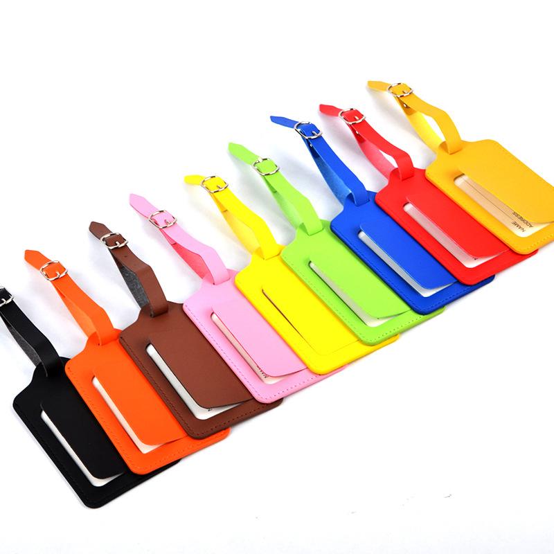 Buy Travel Detachable Name Tags Luggage Tags Vacation Leather Suitcase ...
