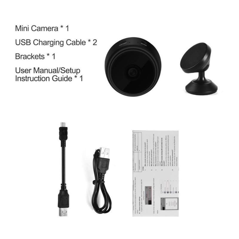 Buy A9 Mini WiFi Spy Camera 1080P HD Wireless Hidden Camera Video ...