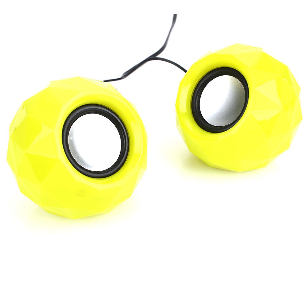 3.5mm Computer Sound Box Notebook Speaker Portable USB Stereo Speakers ...