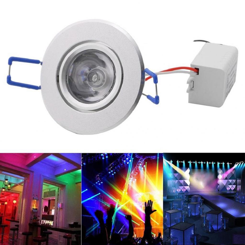 Buy 3W RGB Recessed LED Ceiling Light Bedroom Living Room Fixture Lamp ...