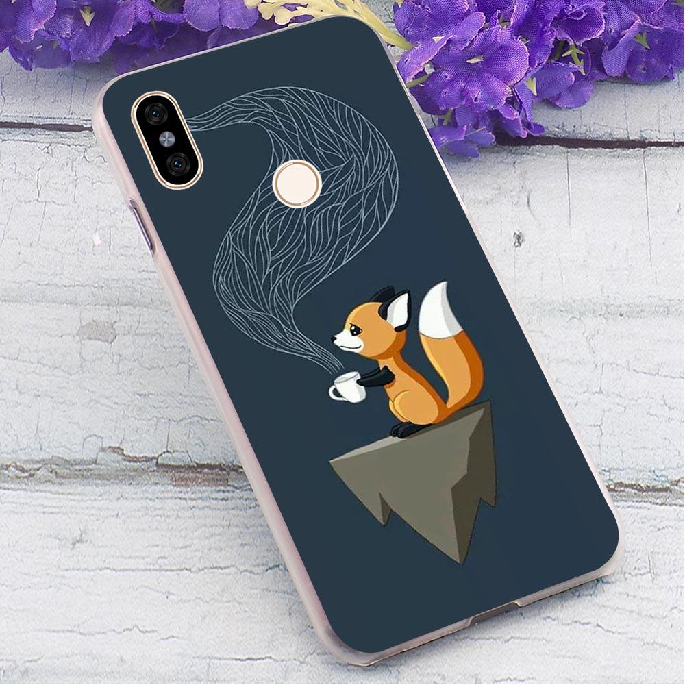Buy Anime Fox Funny Foxs Phone Case For Redmi Note 4 4X Cover 4A 5 6 7A ...