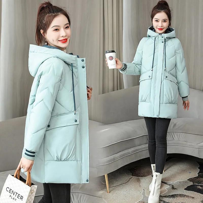 Buy Women Jacket Winter Parka Clothes Down Jacket Loose Warm Thick ...