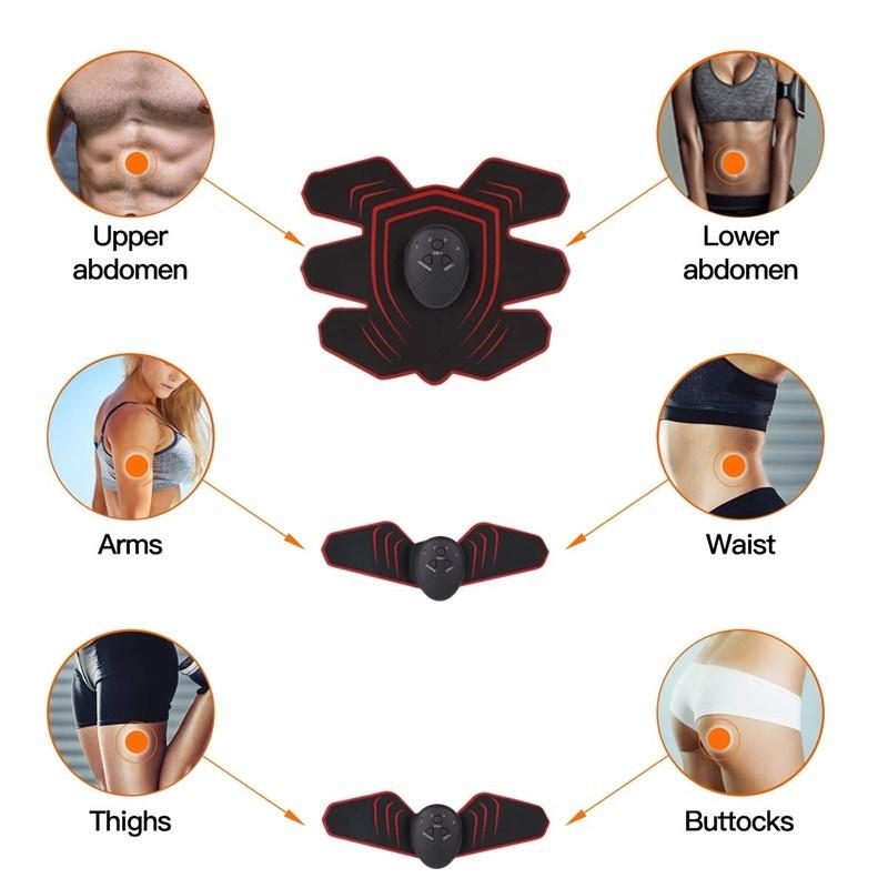 Buy Lazy Abdominal Muscle Paste Ems Abdominal Instrument Body Shaping ...