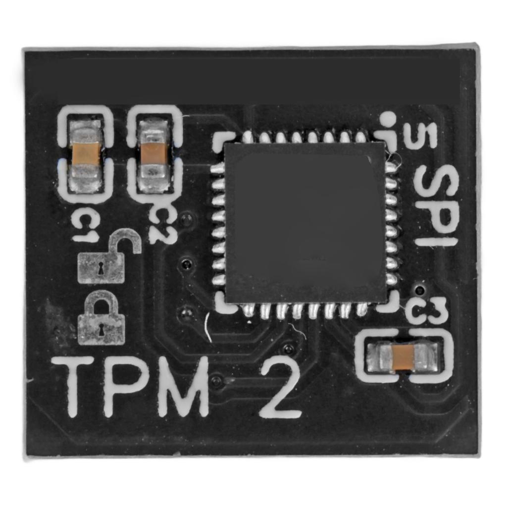 Buy TPM 2.0 Module SPI 12Pin Remote Card Encryption Security Board ...