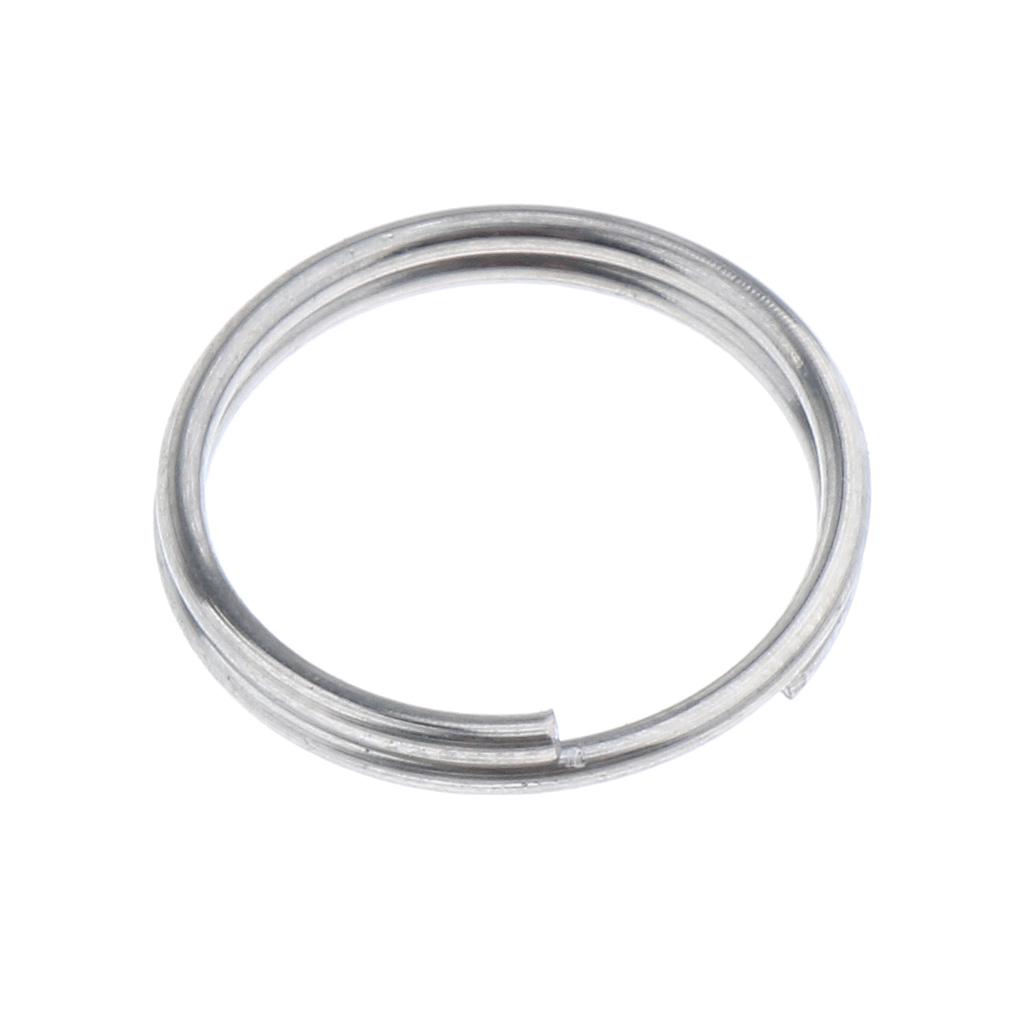 Buy Titanium Key Ring Pocket Tool Mini Split Keychain Circle Clip ...