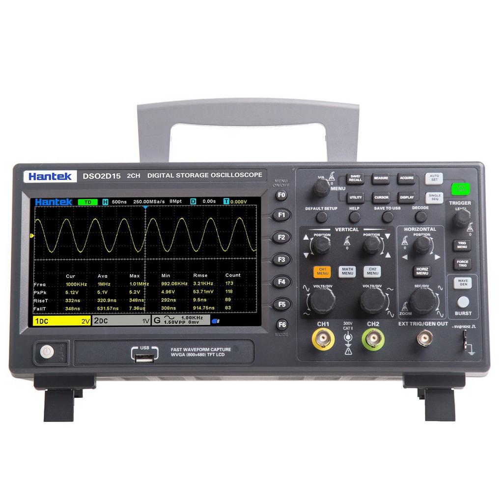Digital Oscilloscope Dso2C15 2 Channels 150Mhz Storage Usb Osciloscopio ...