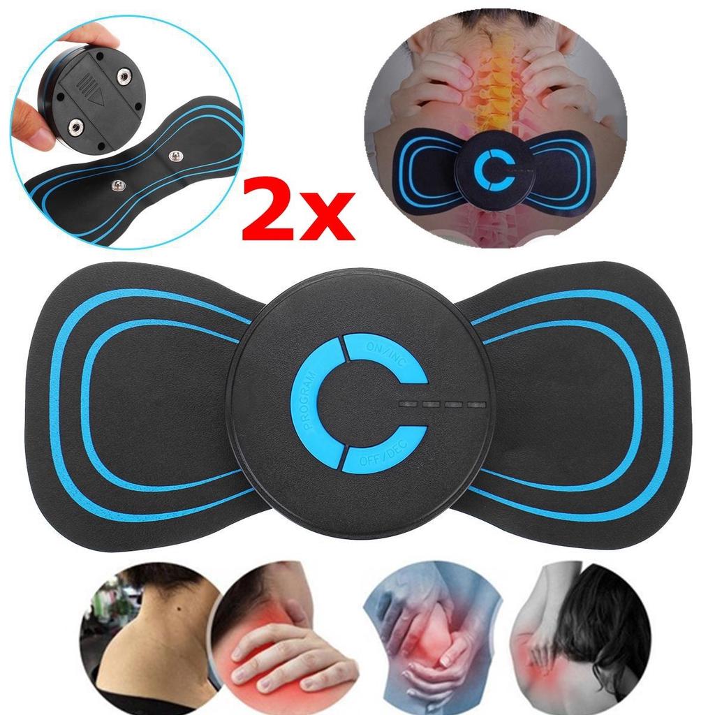 Buy 1/2pcs Deep Cervical Vertebra Massager Neck Electric Massage ...