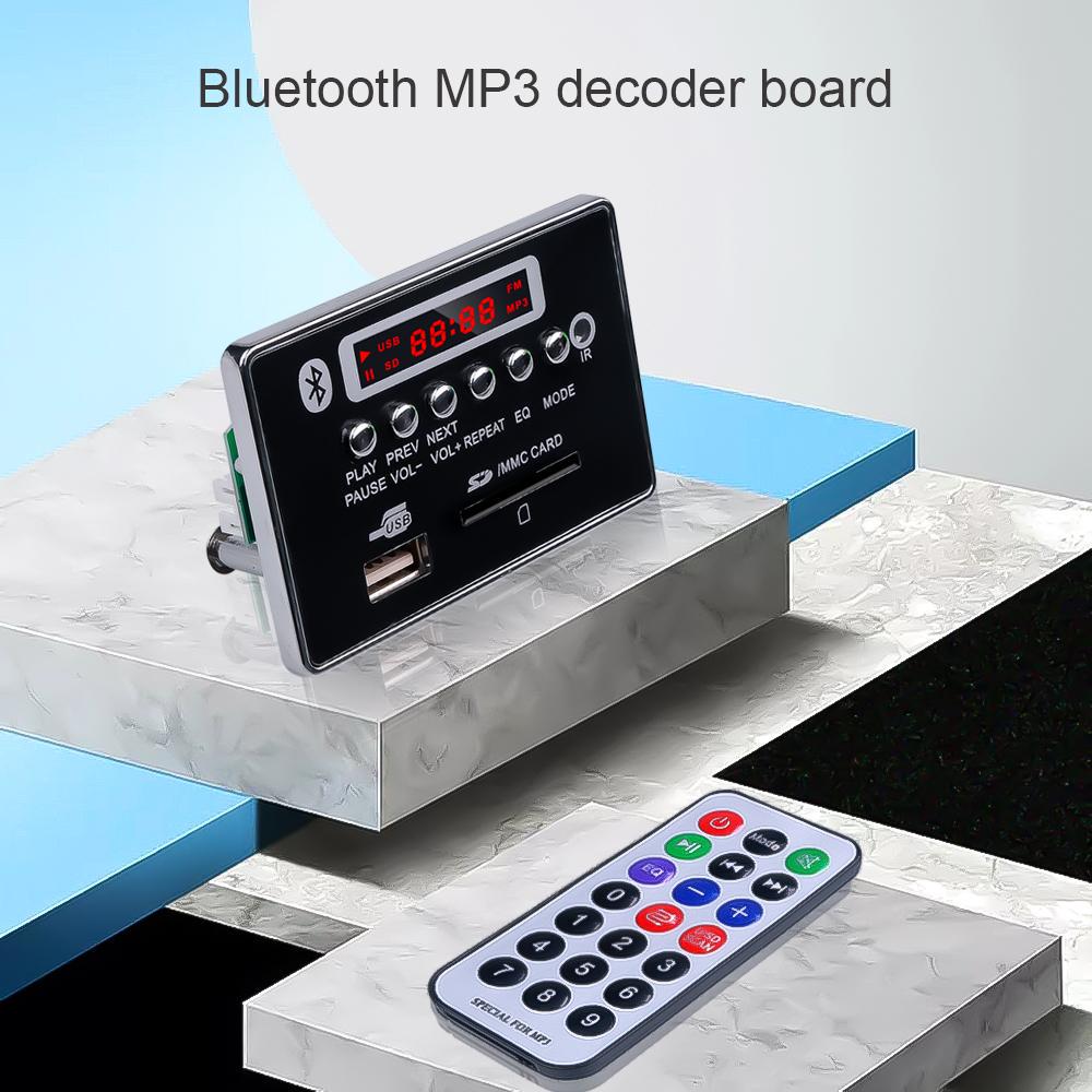 Buy Wireless Bluetooth MP3 Radio Decoder Module USB TF FM AUX Radio 12V ...