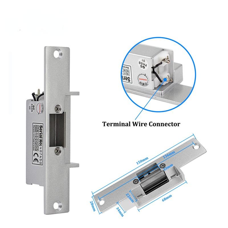 Buy New DC12V Electric Strike Lock NO NC Narrow Fail Secure Fail Safe ...