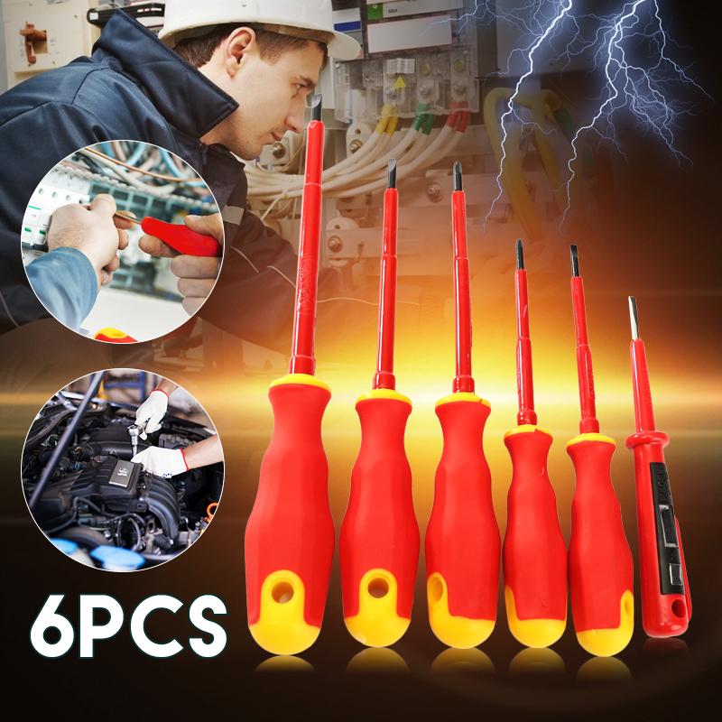 Buy Electricians Insulated Electrical Hand Screwdriver Tools Set ...