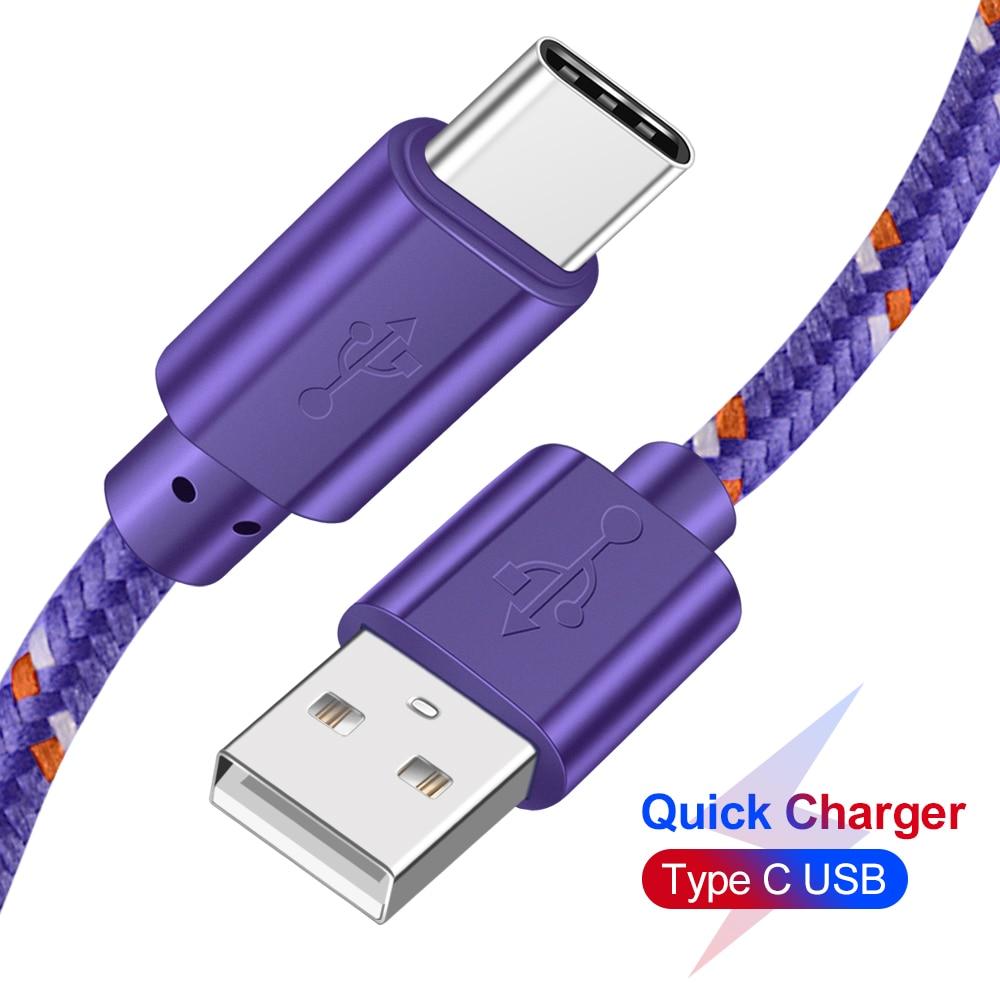 10-color Braided Nylon TYPE-C Fast Charging Data Cable uygun fiyatlı ...