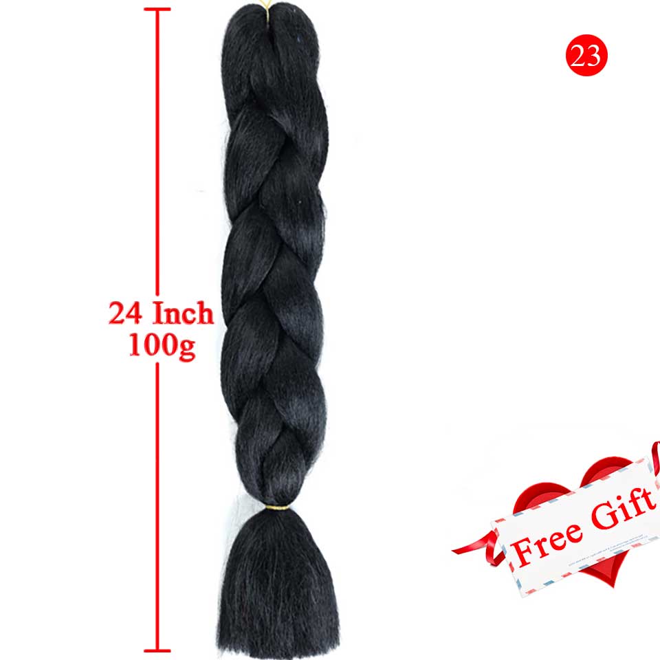 Buy 24 Inch Twist Rainbow Braids Braiding Hair Extensions Jumbo Braids ...