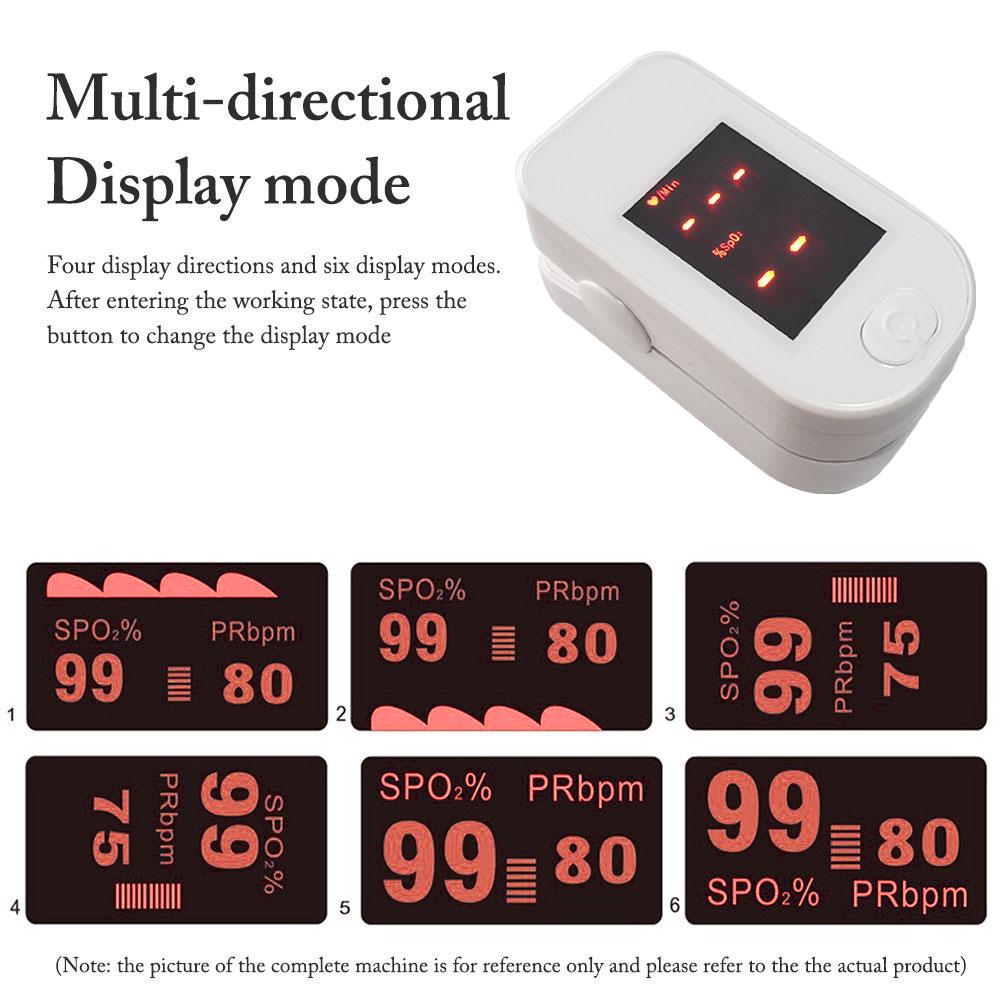 Satın alın Finger Oximeter Oxygen Saturation Monitor Portable SpO2 LED Fingertip | Joom