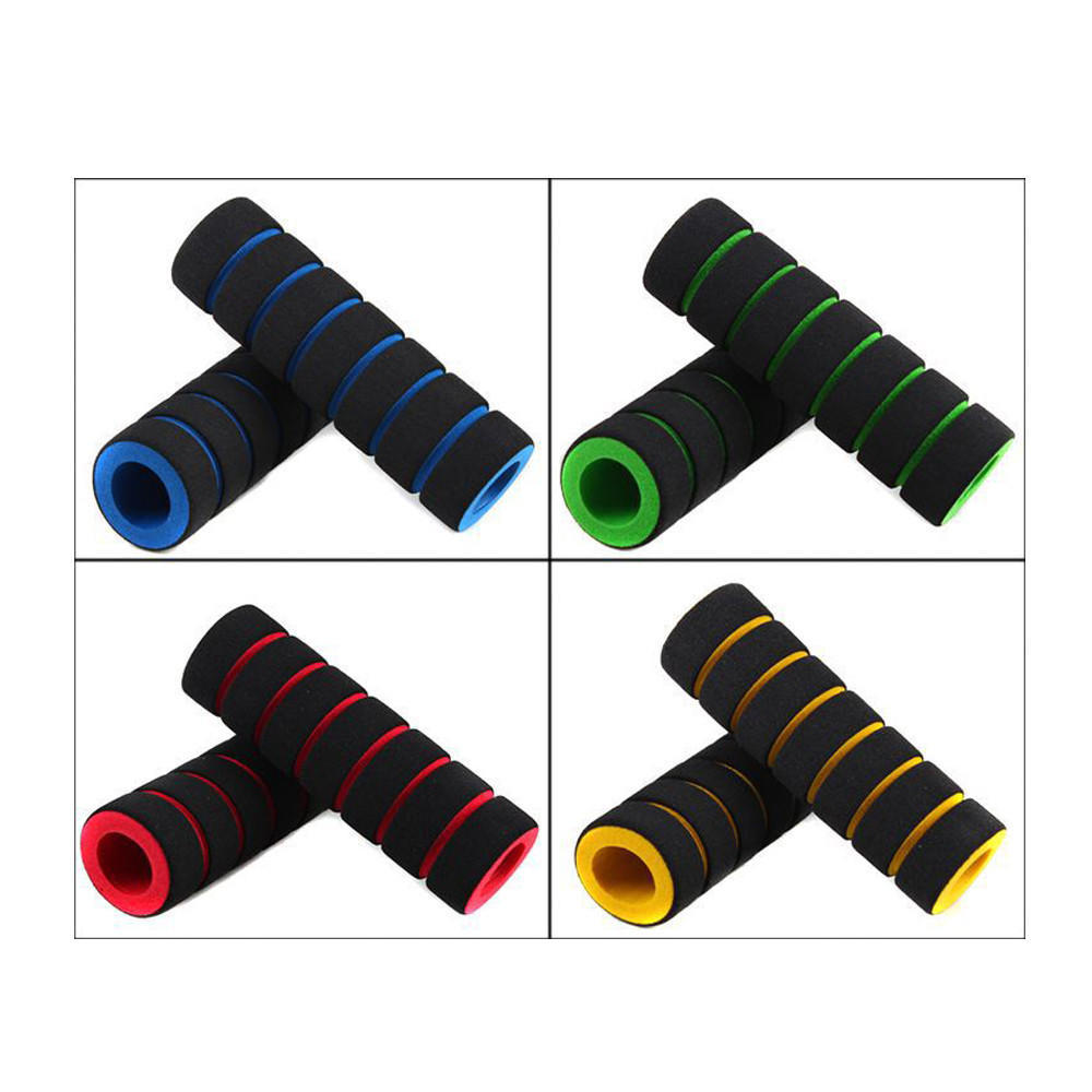 Buy 1pair Bike Racing Bicycle Handle Bar Motorcycle Foam Sponge Grip ...