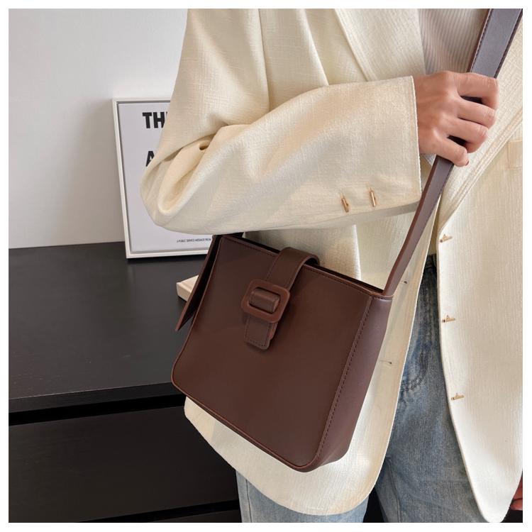 Buy Casual Crossbody Bags For Woman Bucket Bag Soft Leather Tote ...