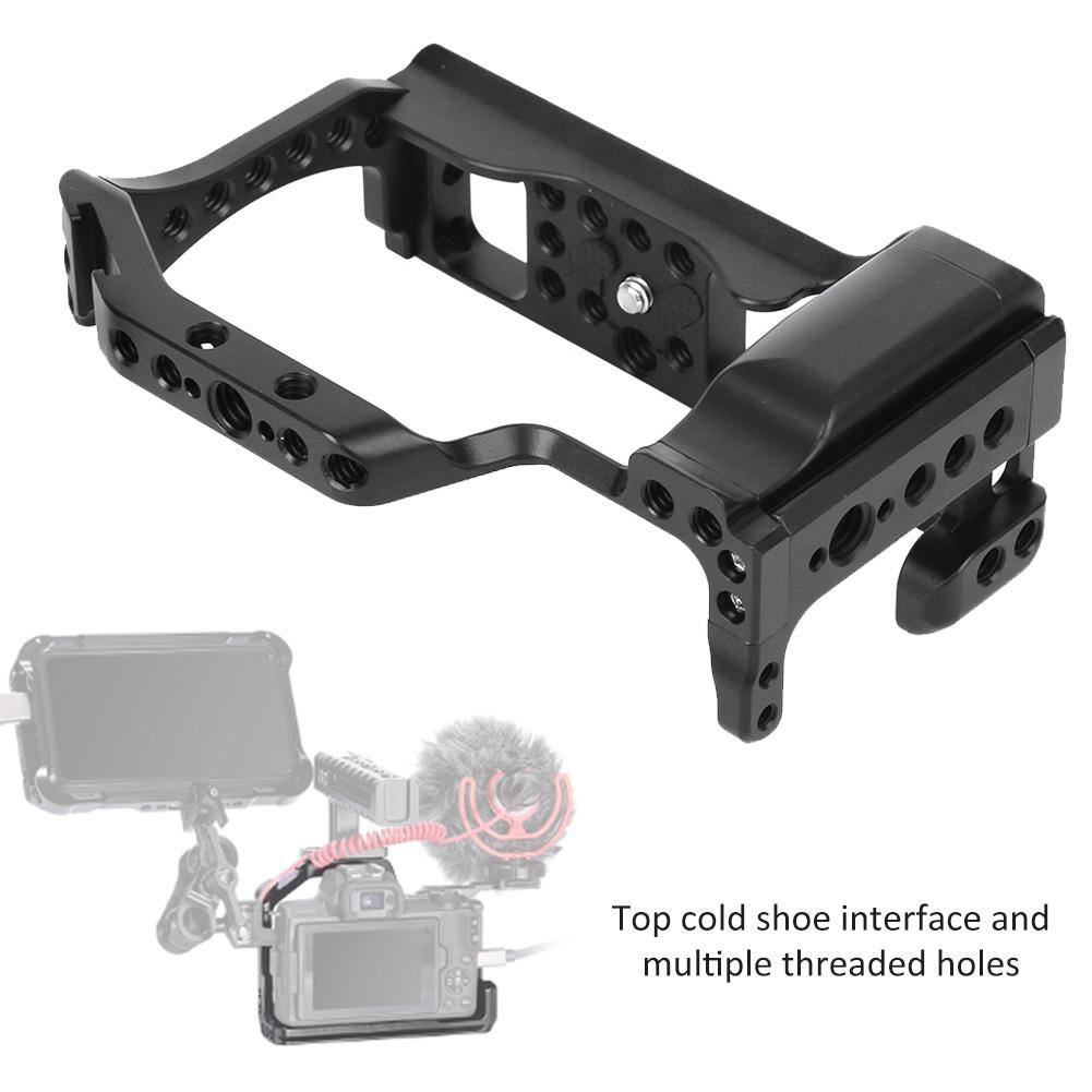 Buy Camera Cage Aluminum Alloy Photography Vlog Shooting Cold Shoe ...