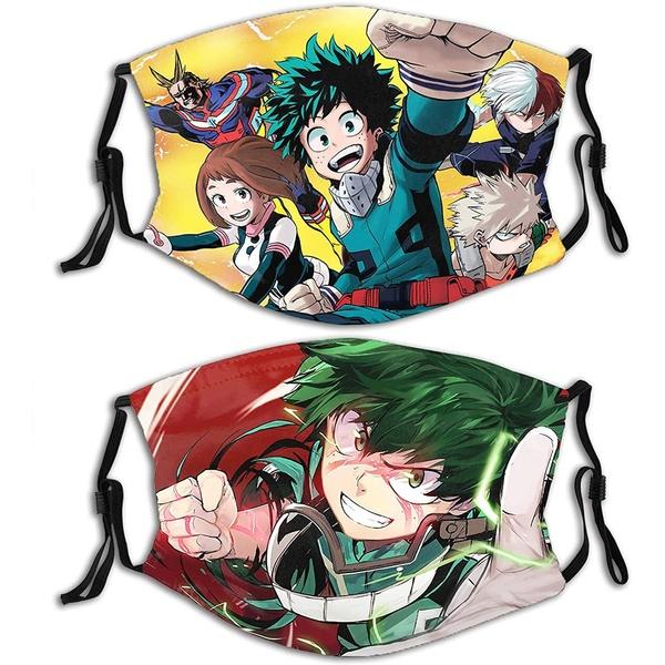 Japanese Anime My Hero Academia 3D Printing Face Mask Adult Men and ...