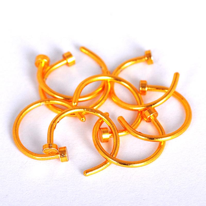 1pc Ringe Nase Nägel C Typ offen Hoop Ringe Schmuck Nasenklammer auf ...