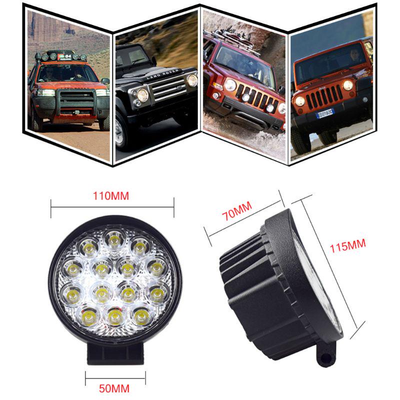 Buy 4 Inch 42W LED Work Light Offroad Car 4WD Truck Tractor at ...