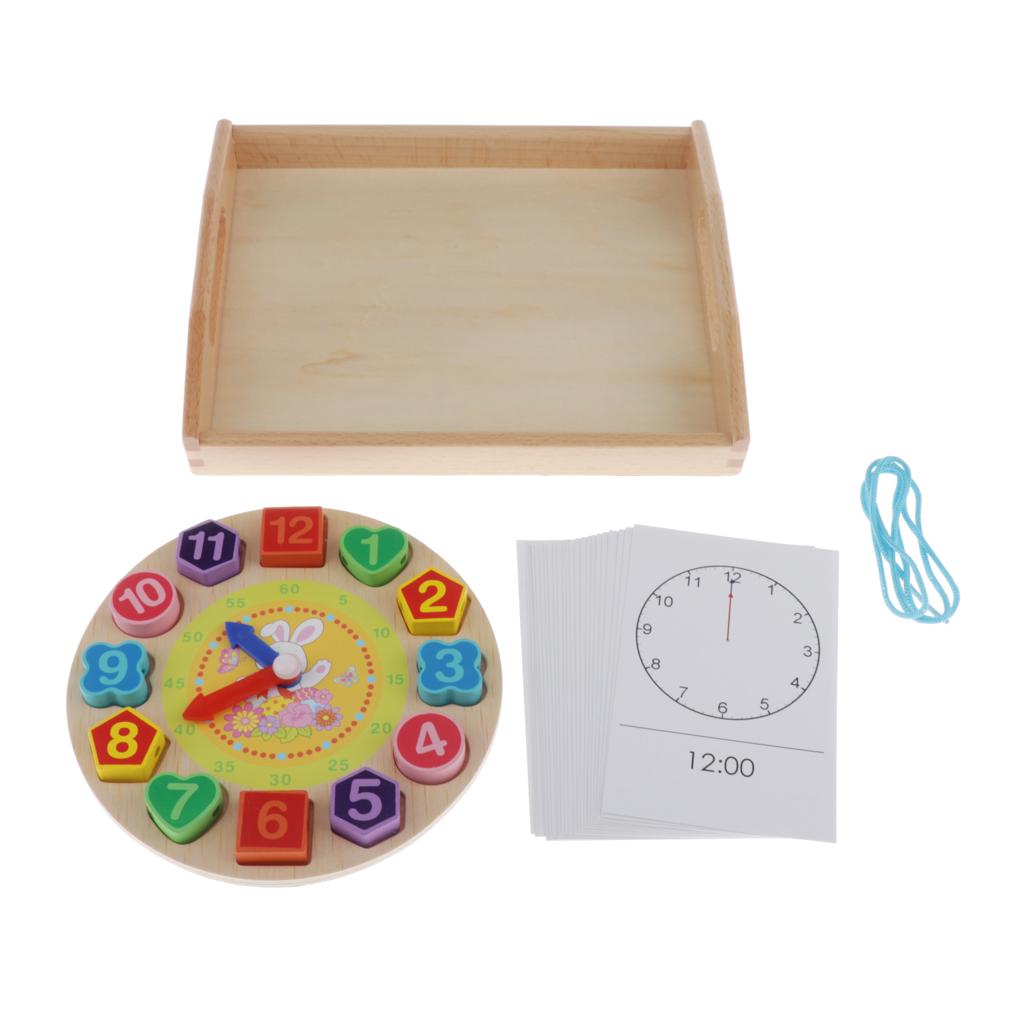Children Learning Clock Digital Time School Teaching Aid Kid ...