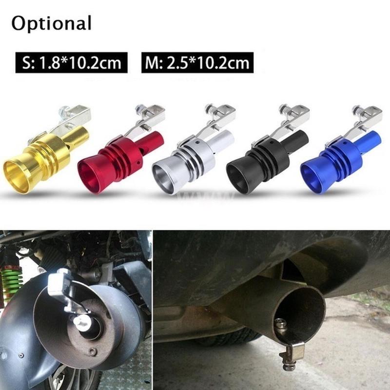 Buy Universal Turbo Sound Whistle Exhaust Pipe Tailpipe Fake BOV ...