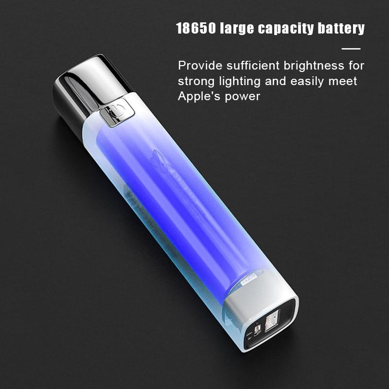 Buy Portable Led Flashlights USB Rechargeable Waterproof Torch Mini ...