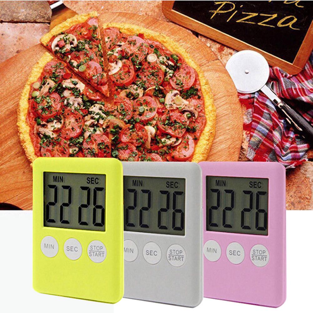 Buy Large Digital LCD Kitchen Cooking Timer Count-Down Up Clock Alarm ...