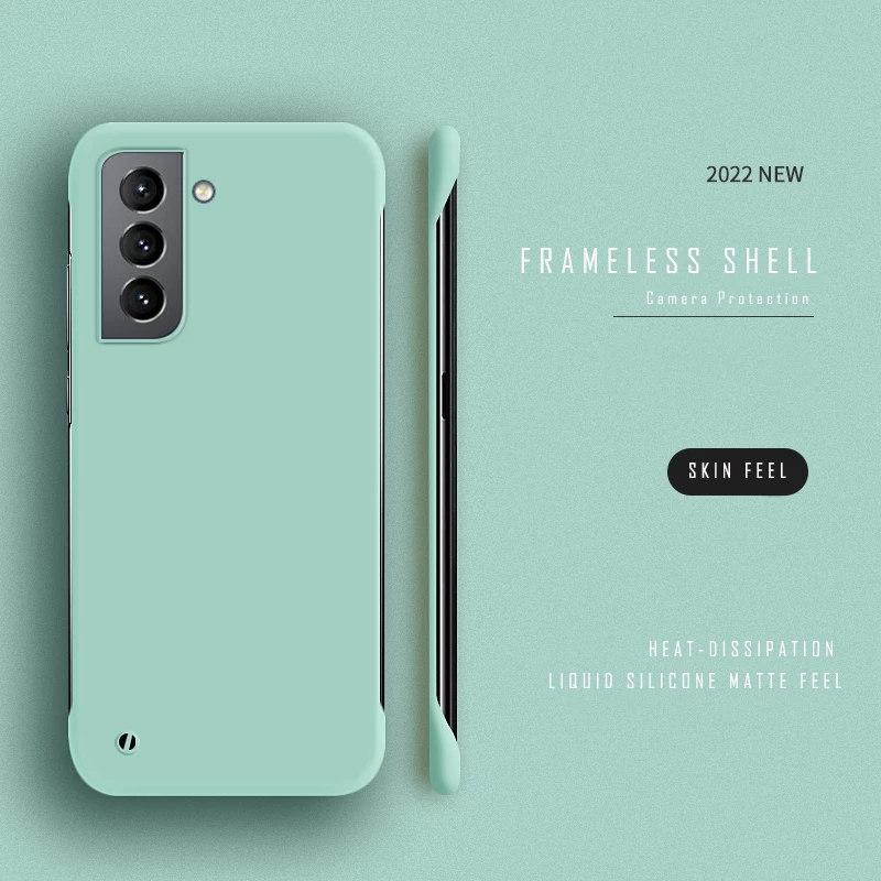 Cheap Thin Slim Hard PC Frameless Case For Samsung Galaxy S20 S22 S21 FE Ultra S10 Plus NOTE 20 ...
