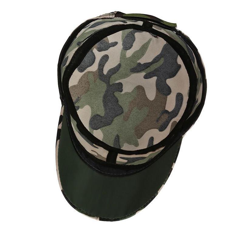 Cheap Camouflage Flat Top Hat Sun Hat Hiking Cap Neutral Windproof Cap ...