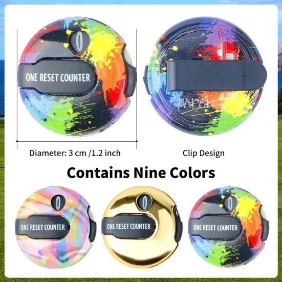 Купить Счетчик ударов в гольфе Портативный мини-счетчик ударов с ...