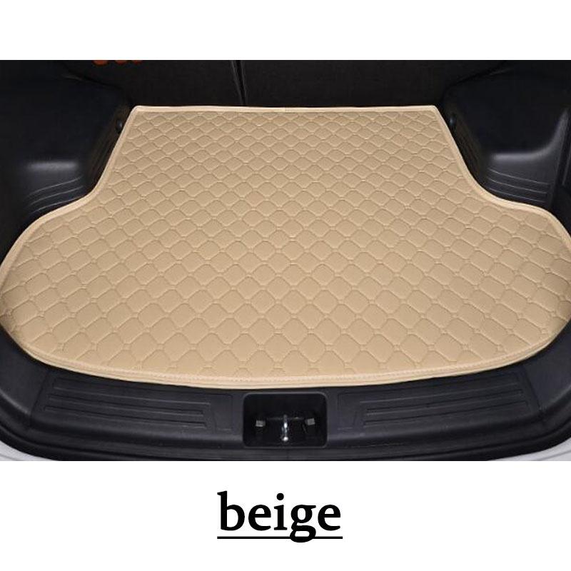 Buy Professional Waterproof Antiskid Car Leather Rear Trunk Mat Protect ...