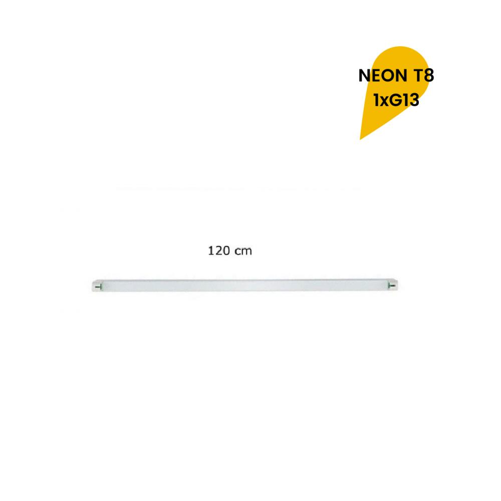 Buy Reglette Neon Led T8 Interior Tube G13 120 Cm Wall Ceiling T8-120a ...