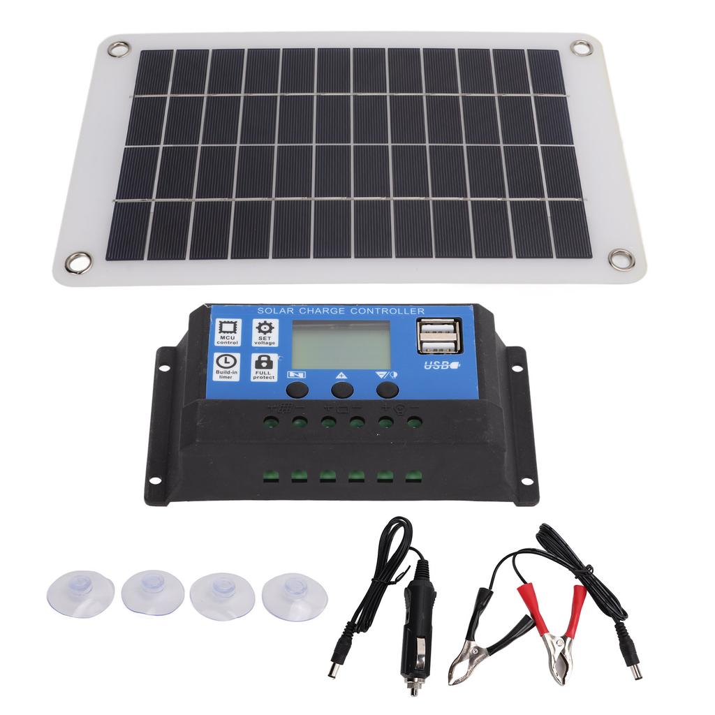 8W Outdoor Polysilizium-Solarmodule Kit Wasserdicht 100A Portable Solar ...
