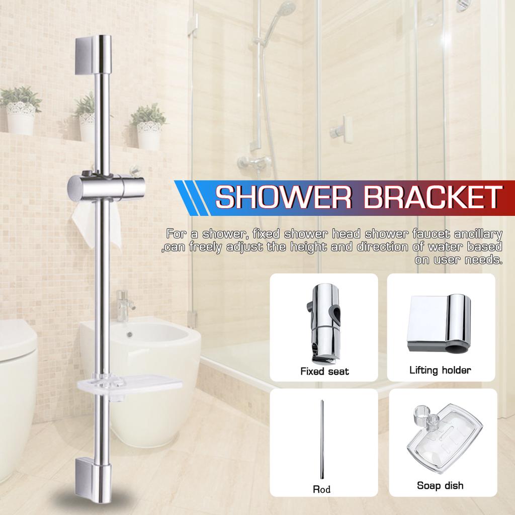 Buy Stainless Steel Adjustable Head Holder Lift Rod Shower Rod With ...