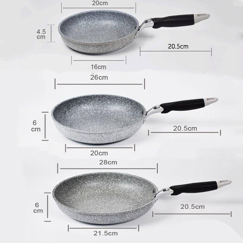 Cheap Non-stick Coating Wok Pan Anti-skid Handle Skillet Durable Frying ...