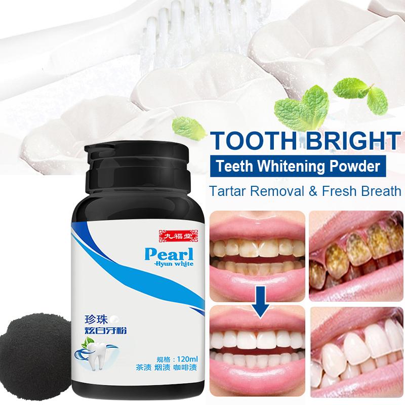 Buy Black Activated Carbon Powder To Remove Bad Breath, Tooth Stains ...