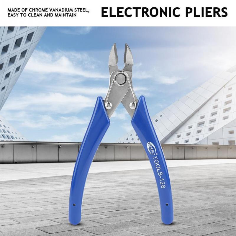 Buy Mini Electronic Pliers Diagonal Cutting Nippers Wire Cable Cutters ...