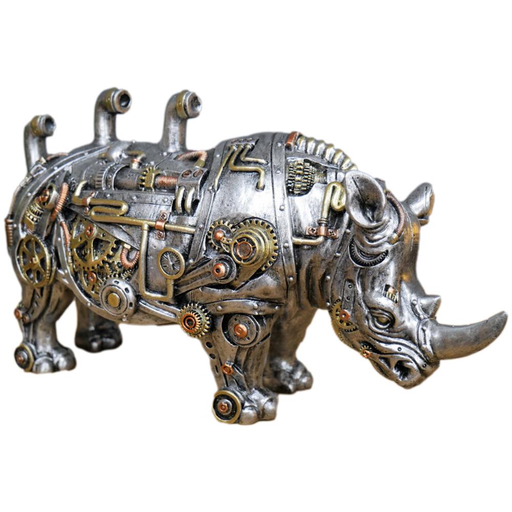 Cheap Mechanical Punk Animals Statue Industrial Gothic Steampunk Resin ...