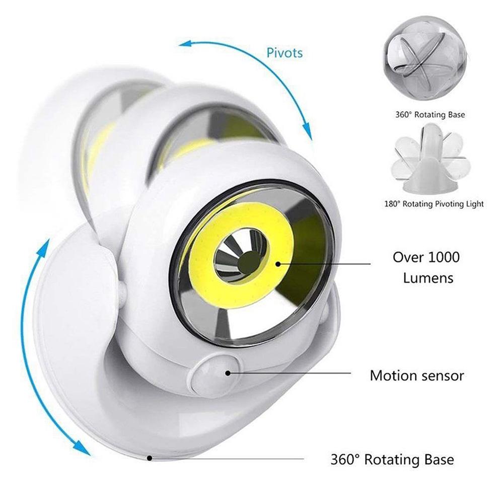 Buy Stick Swivels 360-Degrees Motion Light Atomic Up Activated COB ...