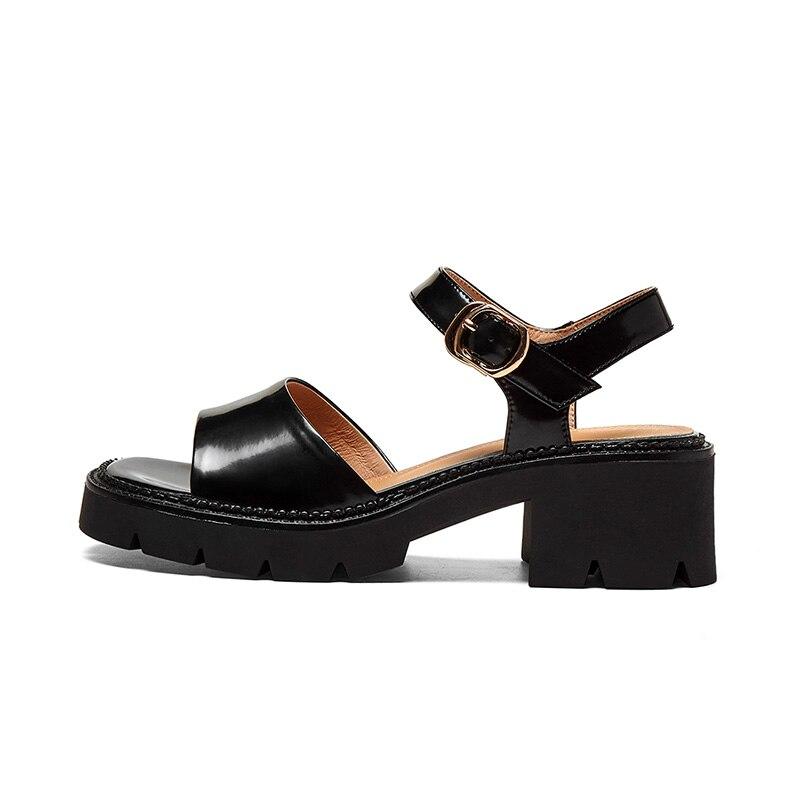 Cheap Platform Shoes Women Genuine Cow Leather Sandals For Women Shoes ...