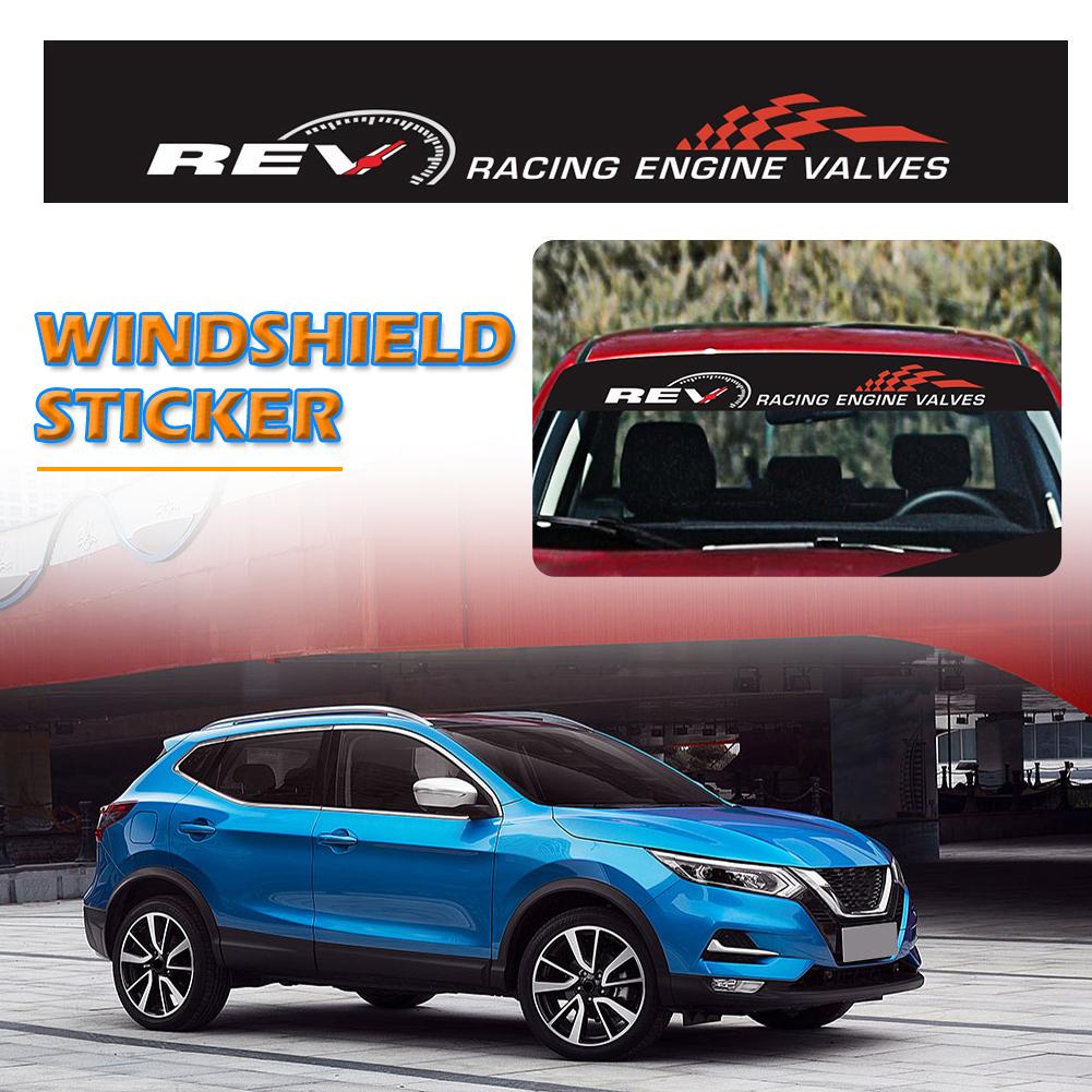 Buy REV Car Front Windshield Sticker Auto Windscreen Window Styling PVC ...