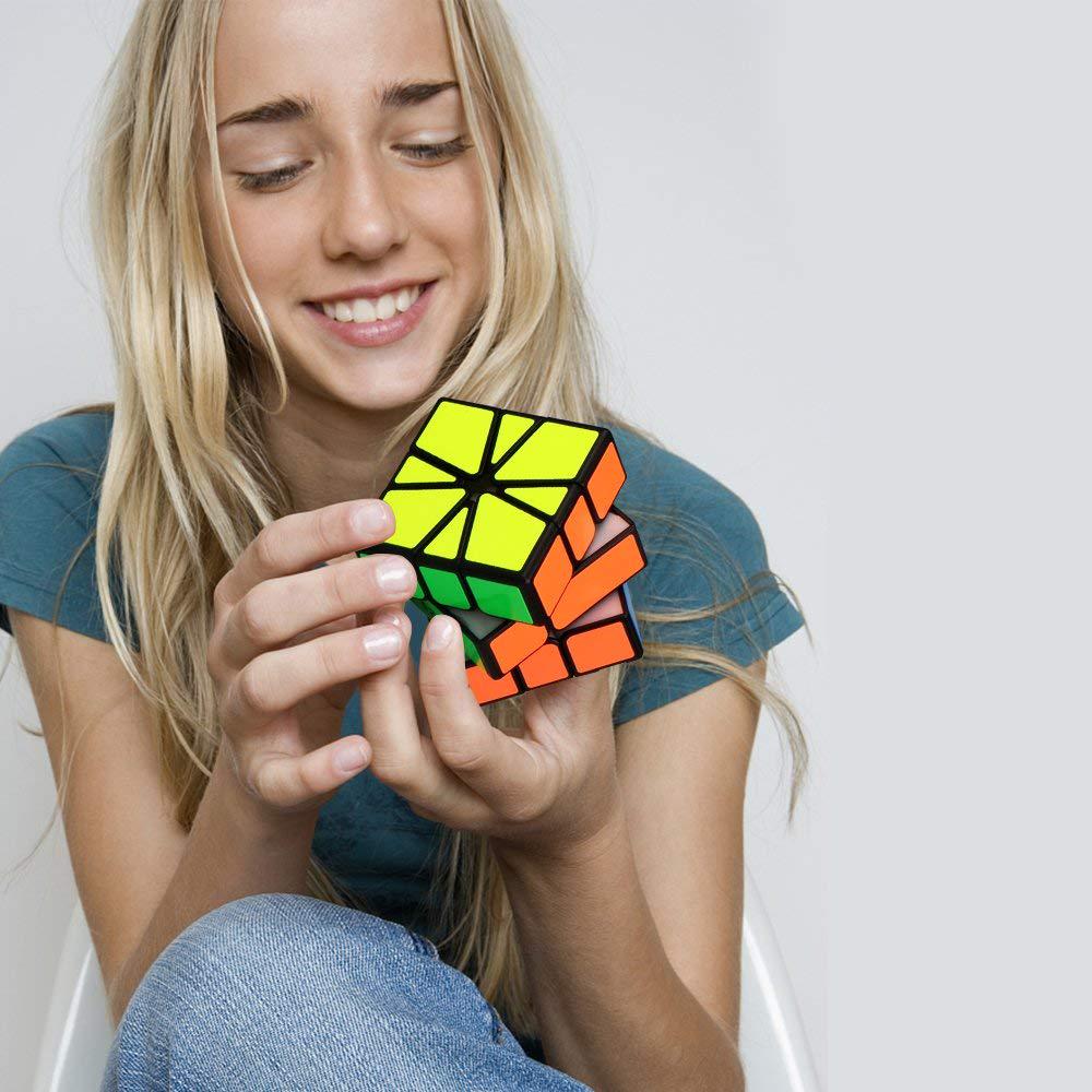 Qiyi Qifa Square -1 Cube Sq1 Magic Black Speed Square -One Cube Shaped ...