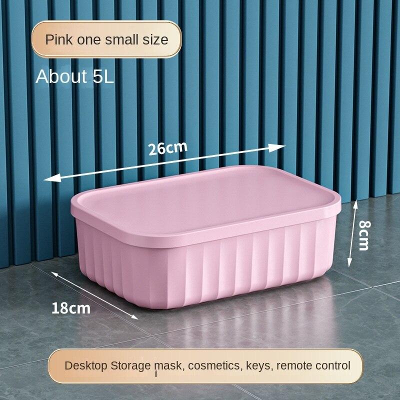 Buy Thickened Storage Box with Lid, Ideal for Clothes, Snacks and ...