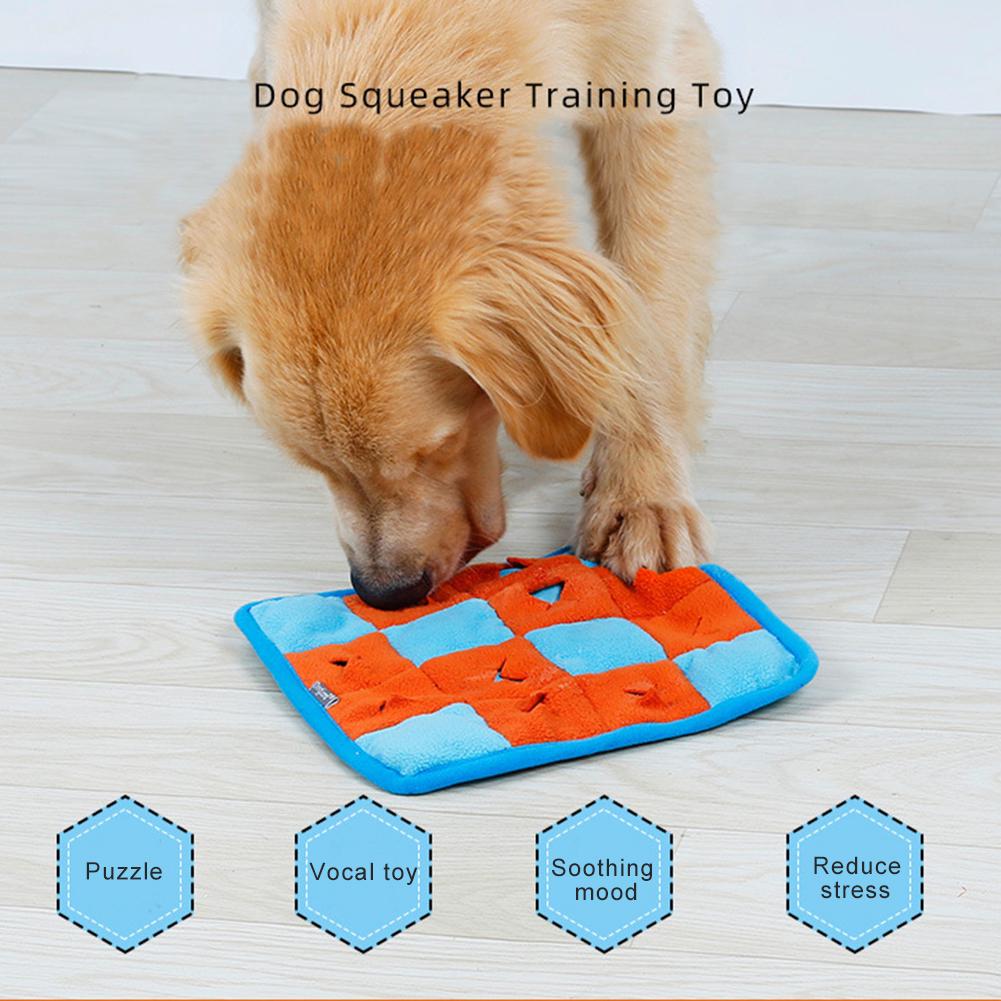 Dogs Sniffing Toys Small Squares Vocal Training Smelling Slow Food Mats ...